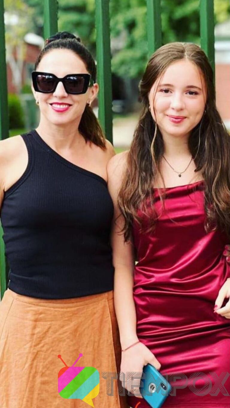 Este es el delicado look de graduación que usó María, la hija de Luz ...